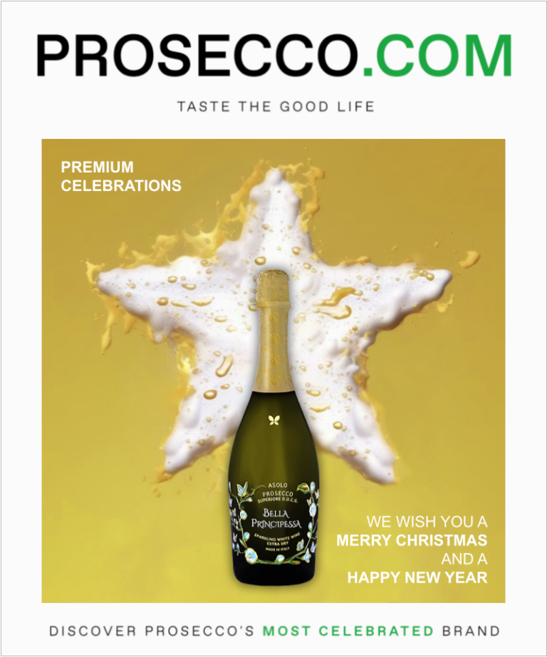 Christmas Prosecco: Premium Celebrations from Bella Principessa ...